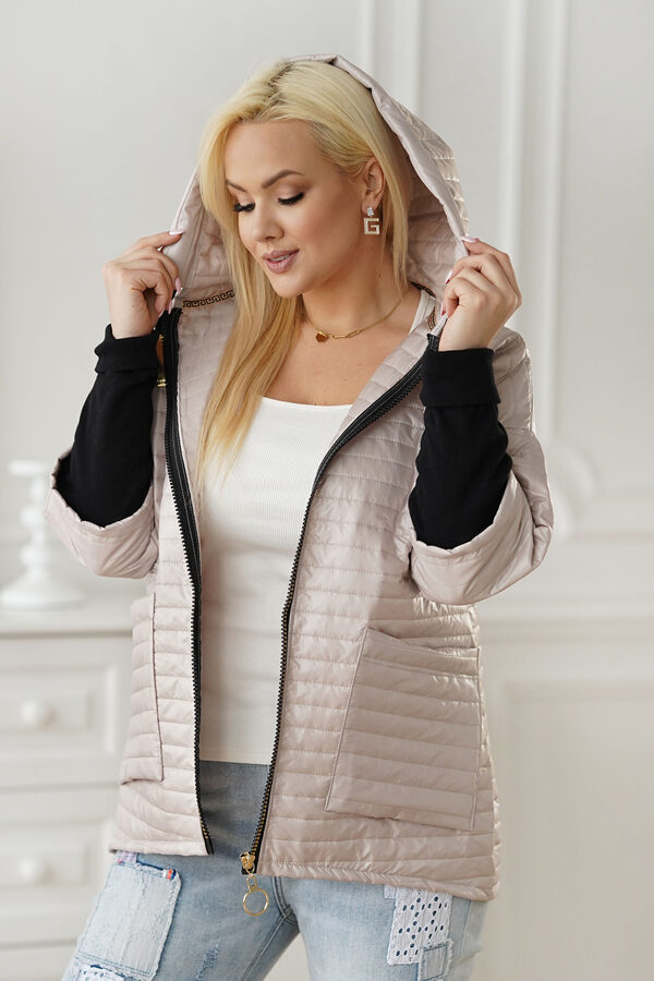 LATTE ATSPALVIO PAVASARINĖ DYGSNIUOTA STRIUKĖ SU RANKOVĖMIS IR GOBTUVU ...